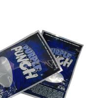 China Aluminum Foil Mylar ziplockk Bags Stand Up With Window For weed Weed Packaging for sale