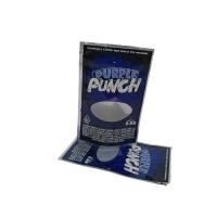 China Aluminum Foil Mylar ziplockk Bags Stand Up With Window For weed Weed Packaging for sale