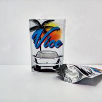 China Irregular Window Standing Pouch for 10 Color Transparent Aluminum Foil Mylar Bag Customized Size Snack Sugar Food Packaging for sale