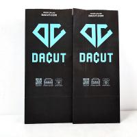 China Eco-Friendly Unique Custom Logo Printed Kraft Paper Bag For Food Packaging for sale