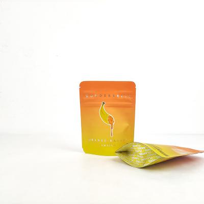 China Resealable Heat Seal  Aluminized Foil Smell Proof  Mylar weed Bags for sale
