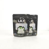 China Customized Accepted Food Storage Bags Aluminum Foil Mylar Stand Up Zip Lock Pouch with Clear Window and Customized Options for sale