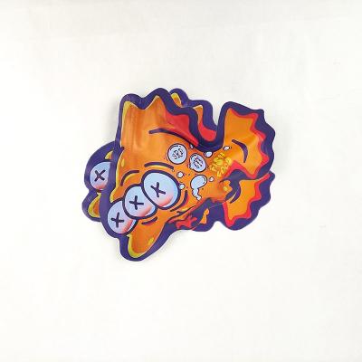China Die Cut Irregular out ziplockk Special Shaped  Child proof Mylar weed Bags for sale