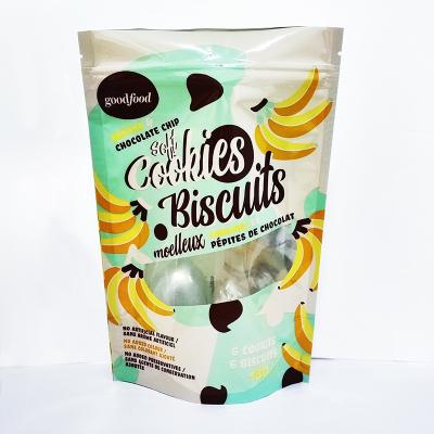 China Custom Zip Lock Stand Up Pouch Biodegradable Bags With Own Logo For Snack Nut for sale