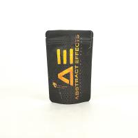 China Customized food mylar ziplockk coffee packing smell proof bag packaging bags black matte zip lock bags for sale
