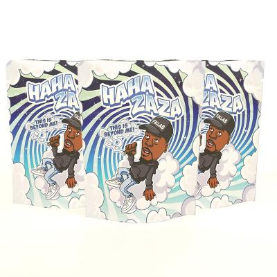 China Customized Logo weed Stand Up Pouches colorful printing bags with zipper 3.5g 7g 14g 28g for sale