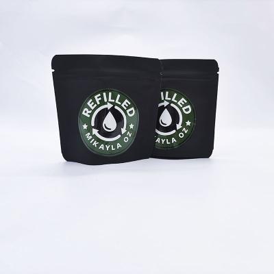 China Aluminized Foil Mylar ziplockk Bag Smell Proof Plastic Packaging For weed for sale