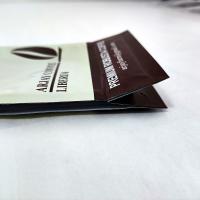 China Eight Side Seal Flat Bottom Coffee Bag AL Plastic Composite Custom Printed Food Packaging for sale