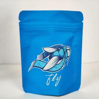 China Child Proof Plastic Zipper Resealable Mylar weed Bags Smell Proof Mini Bags for sale