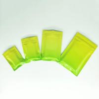 China Food Grade Snack 3 Side Sealed Bags Zipper Gradient Color Rainbow Colorful for sale