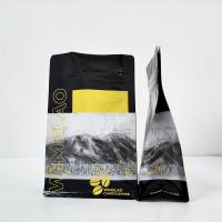 China 250g Coffee Powder Food Packaging Pouch Flat Bottom With Zipper Lock for sale