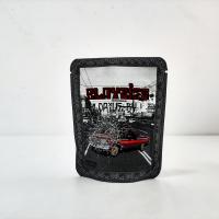 China Foil Laminated Mylar weed Bags Smell Proof 3.5g Plastic Resealable ziplockk for sale