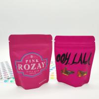 China Reusable Multicolor Zipper Mylar Stand Up Pouches Moisture Proof For CBD weed for sale