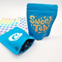 China Eco Friendly Mylar ziplockk Stand Up Bags 3.5g 7g 14g Aluminum Foil For weed for sale