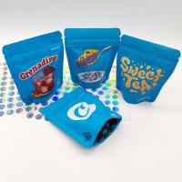 China Eco Friendly Mylar ziplockk Stand Up Bags 3.5g 7g 14g Aluminum Foil For weed for sale