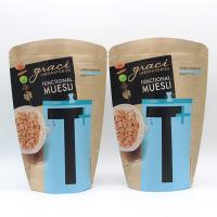 China Custom Kraft Paper Foil Bag Food Grade Aluminum Foil Stand Up Tea Packaging Pouch for sale