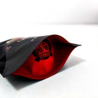 China Black Matte Mylar weed Bags Zipper Lock Cookie Smell Proof Stand Up Pouch 3.5g 7g for sale