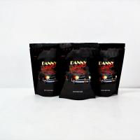 China Black Matte Mylar weed Bags Zipper Lock Cookie Smell Proof Stand Up Pouch 3.5g 7g for sale
