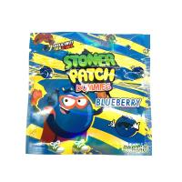 China Glossy Finish Plastic Three Side Seal Bag For Chewing Gummie Candy for sale