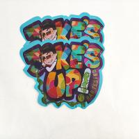 China Gravure Printing Custom Die Cut Bags 3.5 Gram Mylar Zipper Bags With Logo for sale
