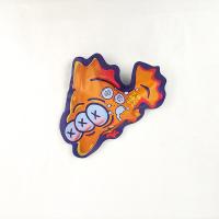China Die Cut Mylar weed Bag Childproof Zip Lock 3.5g Special Shaped Bags for sale