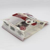 China Customized Flat Bottom Stand Up Pouch Matt Aluminum ziplockk Dog Cat Pet Food Bag for sale