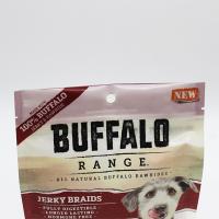 China Customized Flat Bottom Stand Up Pouch Matt Aluminum ziplockk Dog Cat Pet Food Bag for sale