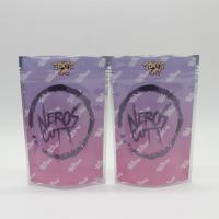 China Eco Friendly Weed weed Childproof Stand Up Pouch Smellproof With Zipper Lock for sale