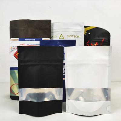 China Food Packaging Biodegradable Stand Up Pouches Tea ziplockk Mylar Bags for sale