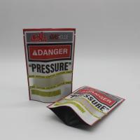 China Edibles Aluminum Foil Stand Up Pouches THC weed Food Packaging Bags With ziplockk for sale