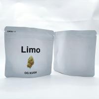 China Custom Plastic ziplockk Mylar weed Bags 3.5g Digital Print Soft Touch for sale