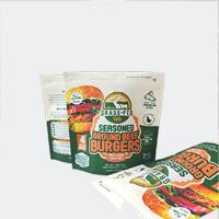 China Plastic Large Food Packaging Bag Custom Mylar Stand Up Pouch With ziplockk for sale
