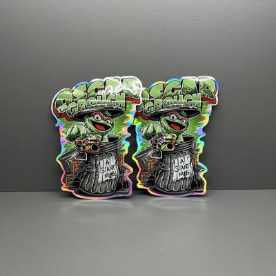 China Die Cut Special Shape Bag Heat Seal Smell Proof Plastic Bag For Packaging for sale