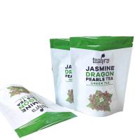 China Tea ziplockk Stand Up Pouches Custom Printed Mylar Tea Packaging Bags for sale