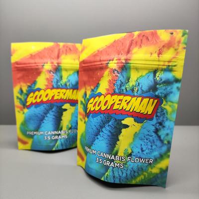 China Weed Soft Touch Mylar Bag Plastic Stand Up Pouches With Zipper for sale