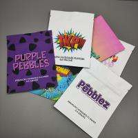 China 3.5g weed Flower Packaging Soft Touch Mylar Bag Mylar ziplockk Stand Up Bags for sale