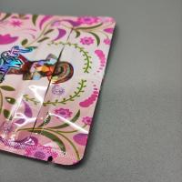 China Holographic Weed Packaging Bags Child Resistant Zipper Pouch Custom for sale