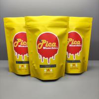 China Zipper Top Plastic Stand Up Pouch Custom Mylar Bag With Window for sale