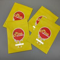 China Zipper Top Plastic Stand Up Pouch Custom Mylar Bag With Window for sale
