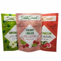 China THC Gummy Snack Packaging Smell Proof Pouch Customizable Kraft Paper Bag for sale