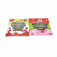 China Custom Plastic Packaging Pouch 3 Side Seal Bag For Candy Gummies for sale