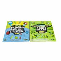China Custom Plastic Packaging Pouch 3 Side Seal Bag For Candy Gummies for sale