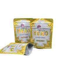China Plastic Holographic Stand Up Pouch For Gummies Snack Packaging for sale