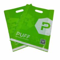 China Nontoxic Plastic Shopping Bags With Handle For Packaging THC Mariajuana Commodity for sale