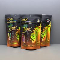 China 3.5g Weed Packaging Bags Holographic Mylar Bags With Child Resistant Zipper for sale