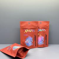China 3.5g Weed Packaging Bags Holographic Mylar Bags With Child Resistant Zipper for sale
