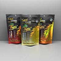 China Gravure Printing Mylar Holographic Bags 3.5g Stand Up Pouch For Weed for sale