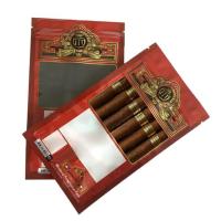 China Cigar Plastic Three Side Seal Bag Gravure Print / Digital Print Zipper Packaging Bag for sale