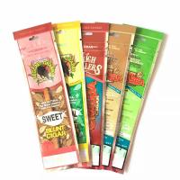 China Cigar Plastic Three Side Seal Bag Gravure Print / Digital Print Zipper Packaging Bag for sale
