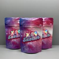 China Food Grade Weed Holographic Bags Aluminum Foil Stand Up Pouch for sale